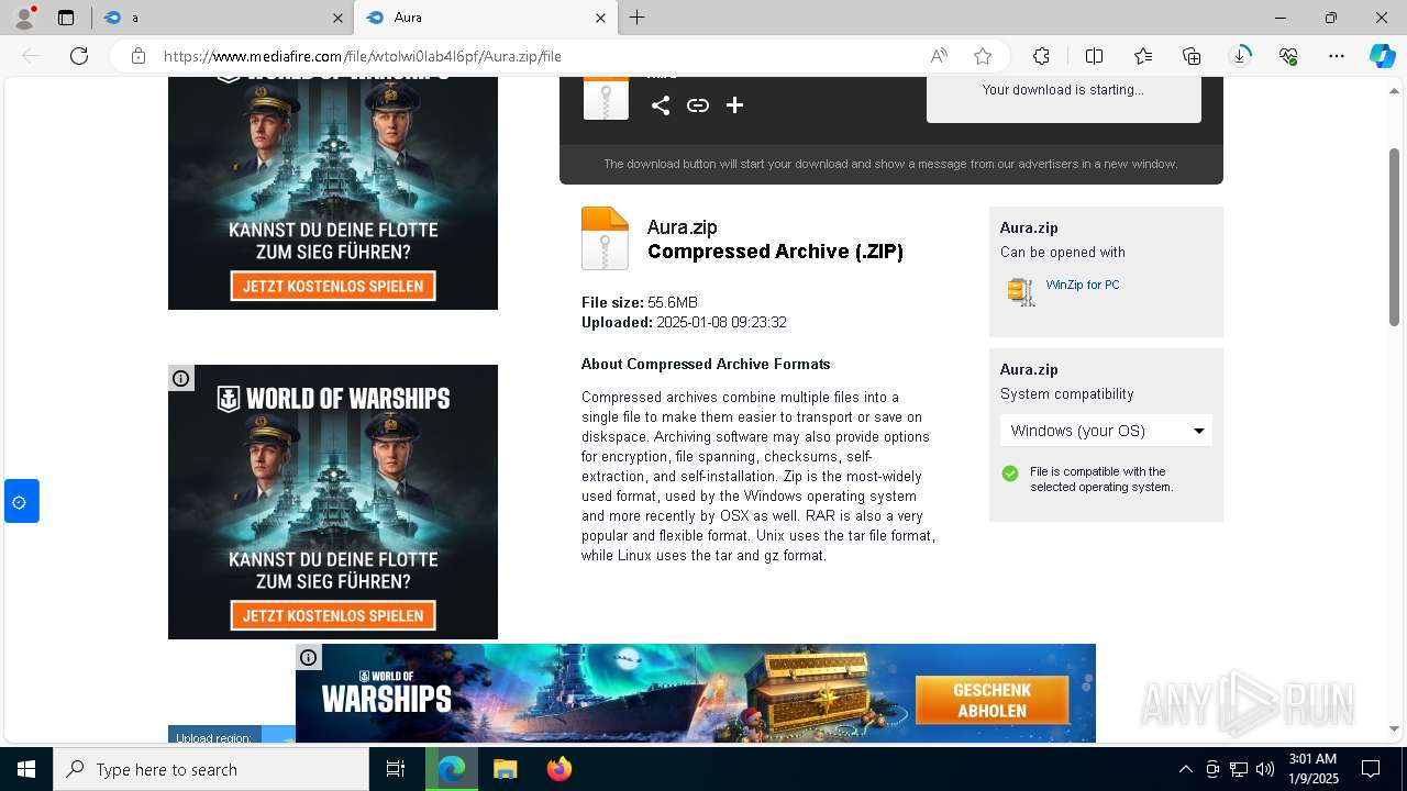Analysis https://loaderaura.com/s/aura Malicious activity - Interactive ...