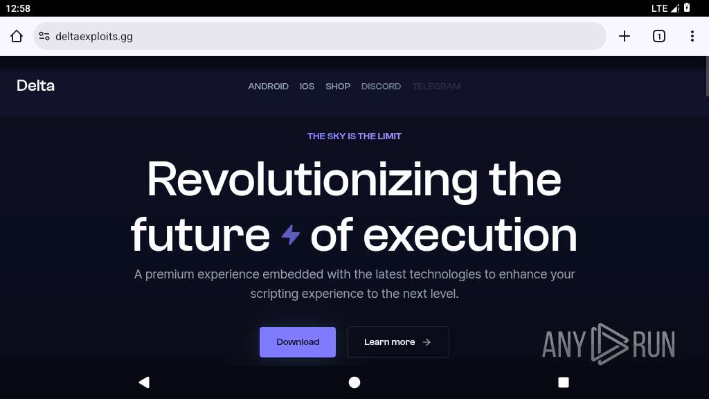 Malware analysis https://deltaexploits.gg/ Malicious activity | ANY.RUN ...