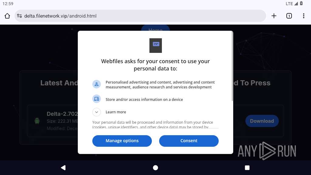 Malware analysis https://deltaexploits.gg/ Malicious activity | ANY.RUN - Malware Sandbox Online