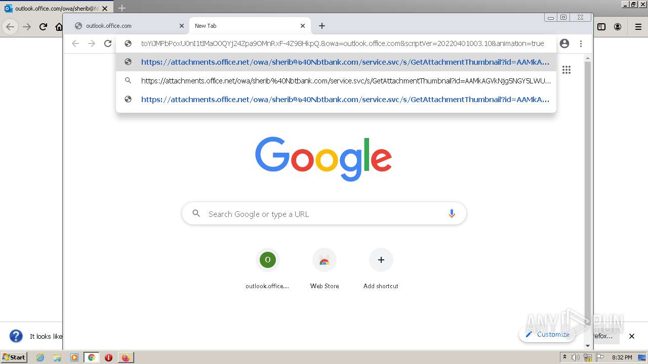 Malware analysis https://attachments.office.net/owa/sherib%40Nbtbank ...