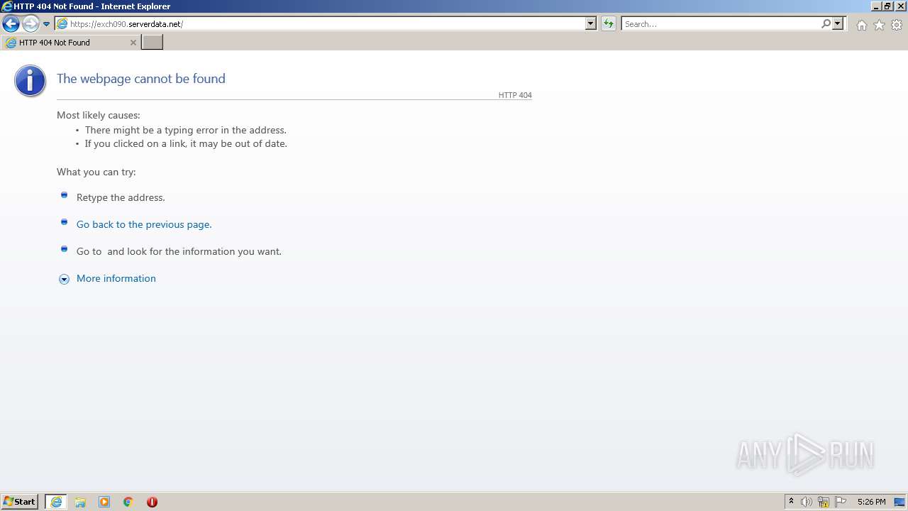 Malware analysis http://east.exch090.serverdata.net/owa/auth/logon.aspx Malicious activity | ANY ...
