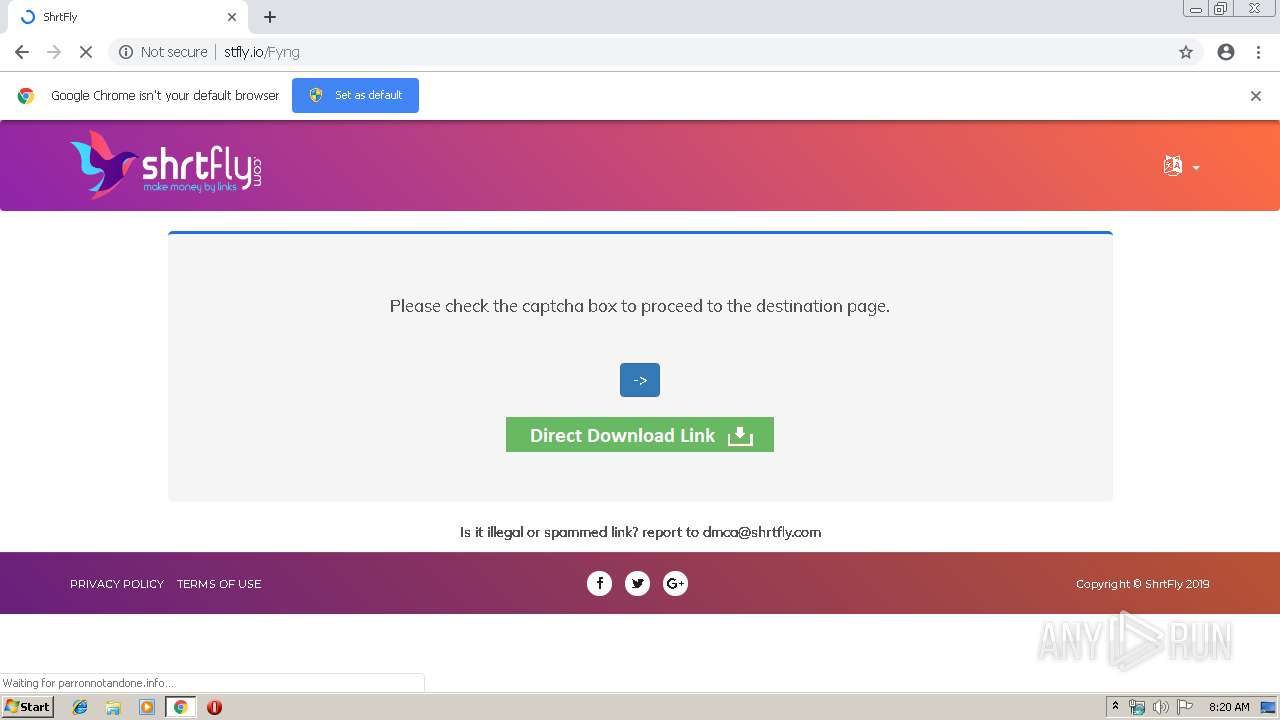 Malware analysis http://stfly.io/Fyng Malicious activity | ANY.RUN ...