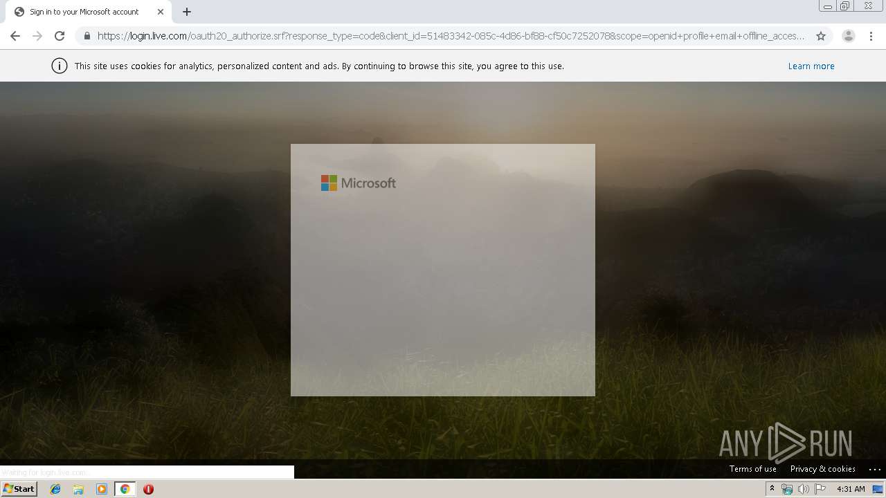 Malware analysis https://login.microsoftonline.com/42f126d3-012c-40cd-9d91-d0d048d3559c/oauth2 ...