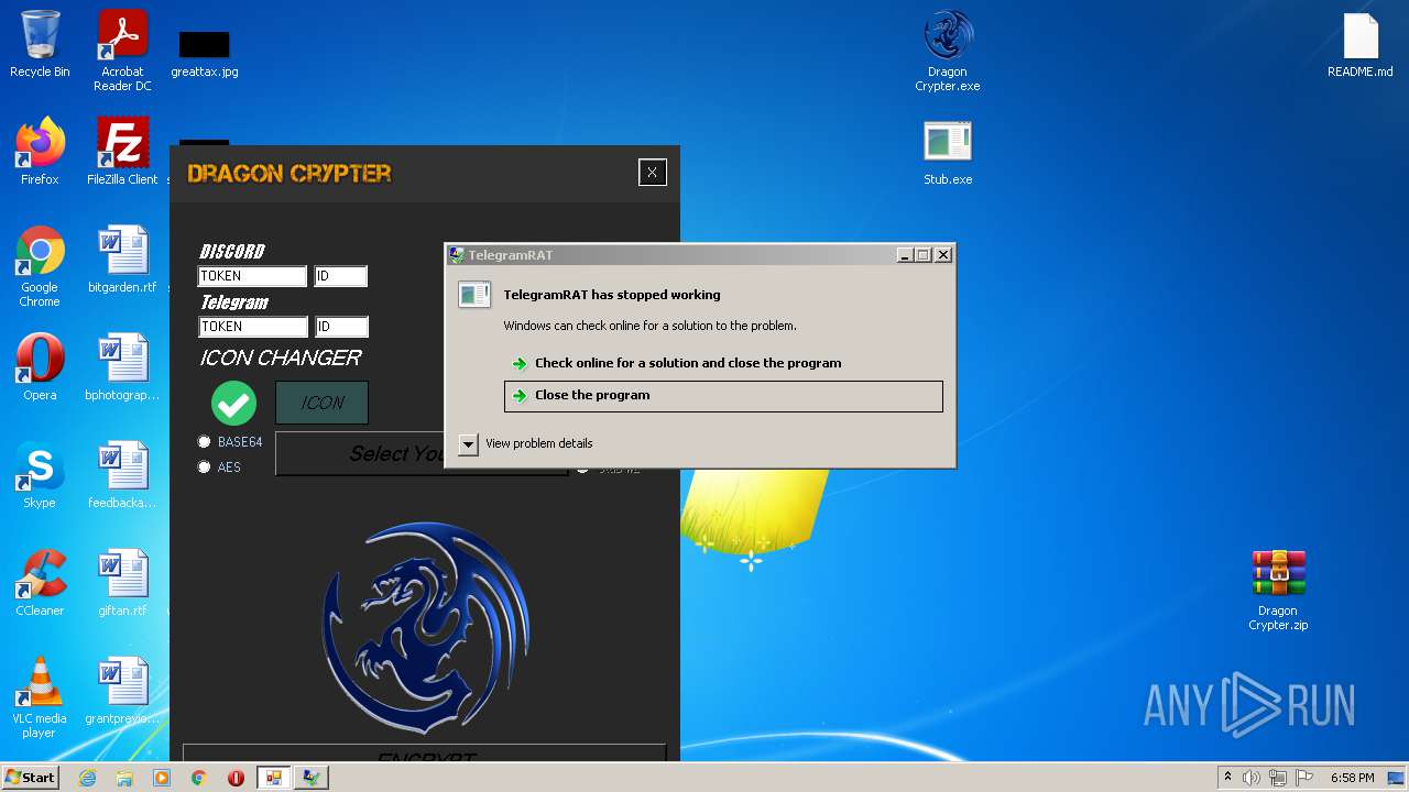 Malware analysis Dragon-Crypter-main.zip Malicious activity | ANY.RUN ...