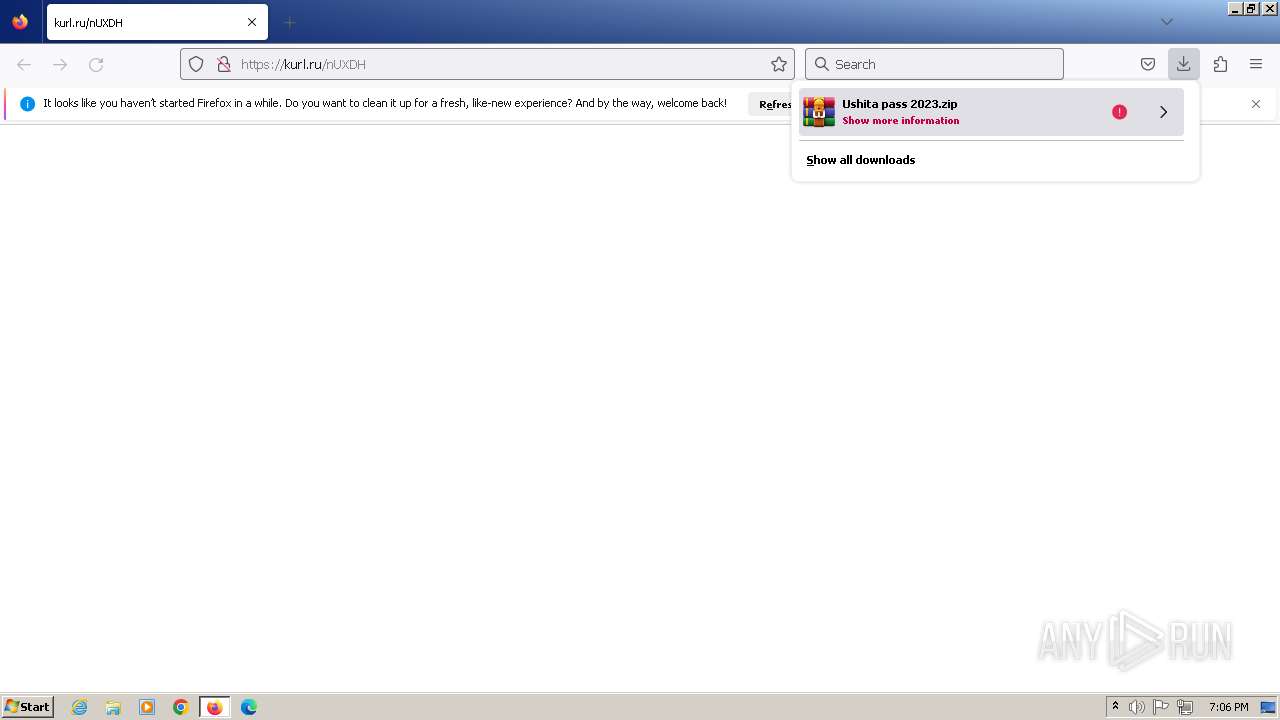 Analysis https://kurl.ru/nUXDH Malicious activity - Interactive ...