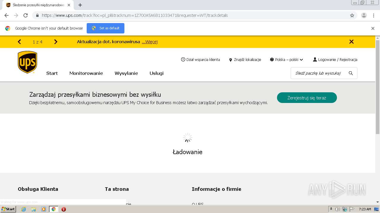 Malware analysis http://wwwapps.ups.com/WebTracking/track?track=yes&trackNums=1Z700A5A6811033471 ...