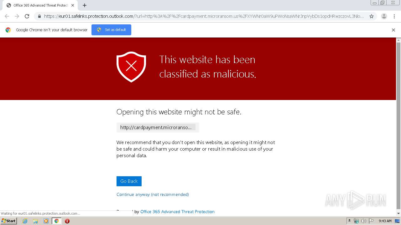 Malware analysis https://emea01.safelinks.protection.outlook.com/?url ...