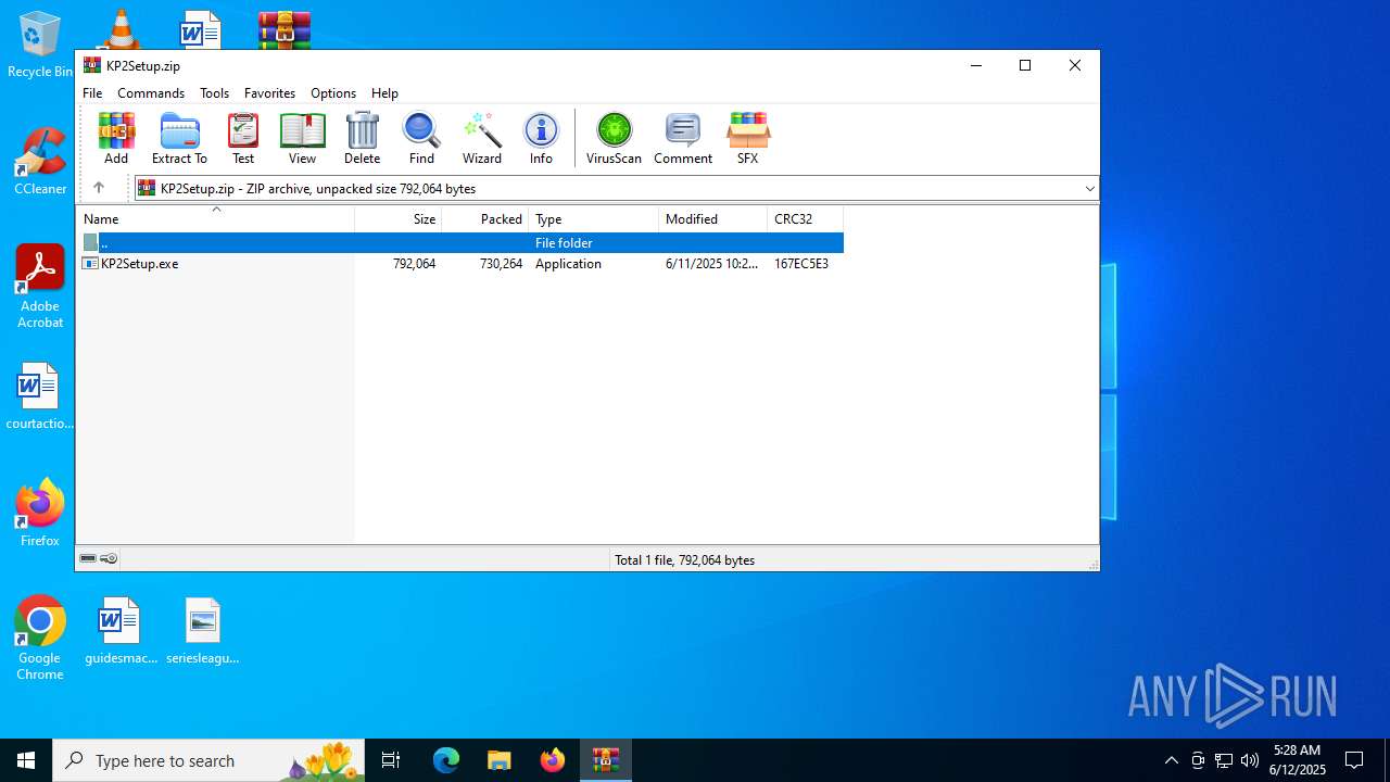Malware analysis KP2Setup.zip Malicious activity | ANY.RUN - Malware ...
