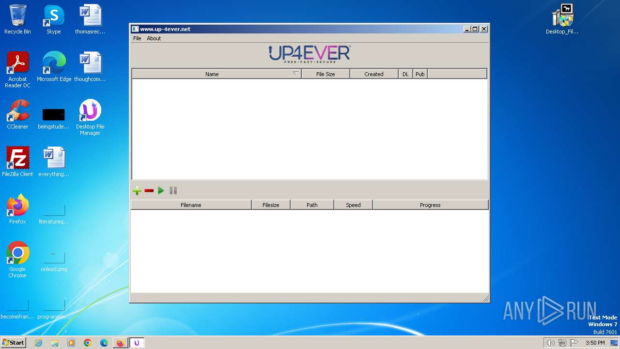 Malware analysis https://www.up-4ever.net/Up4Ever-APP.rar Malicious activity | ANY.RUN - Malware ...