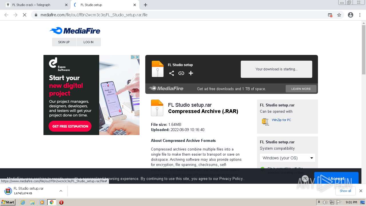 Malware analysis https://telegra.ph/FL-Studio-crack-05-19 Malicious ...