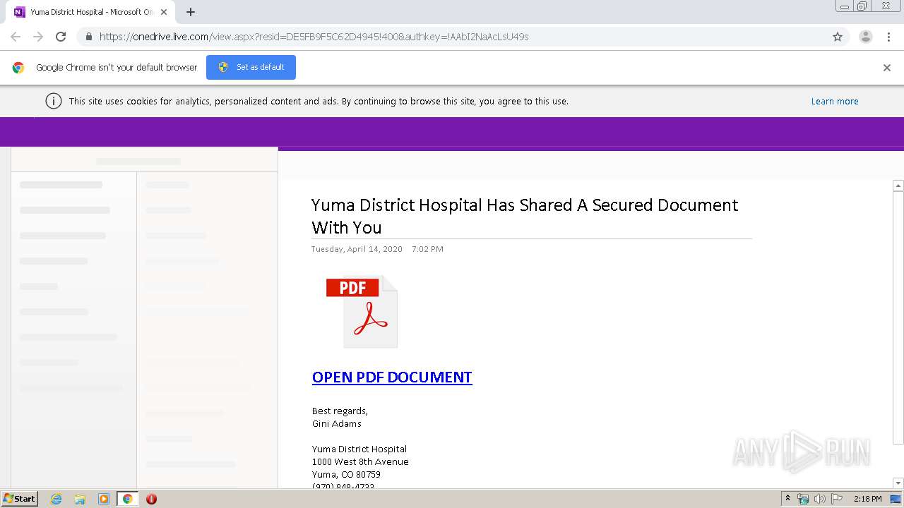Malware analysis https://1drv.ms/u/s!AkVJLcb1uV_egxAGyNjWgHC7FOPb?e ...