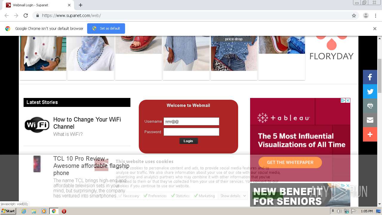 Malware analysis https://webmail.supanet.com/?_task=mail&_action=show&_uid=604&_mbox=Trash ...