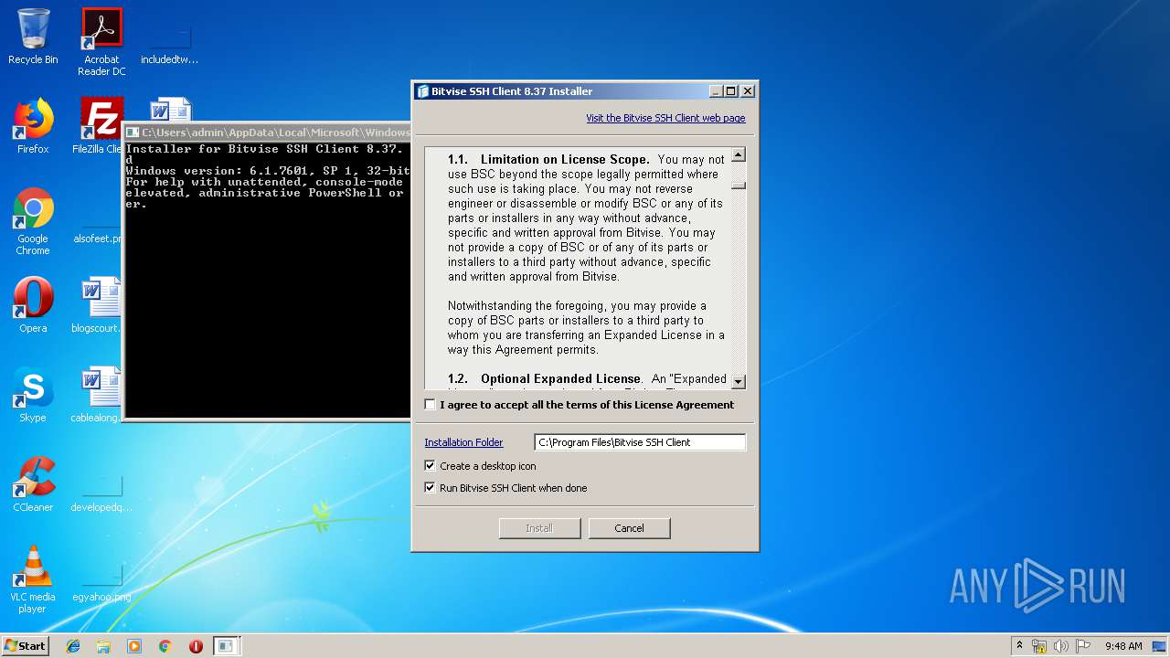 Malware analysis https://dl.bitvise.com:443/BvSshClient-Inst.exe Malicious activity | ANY.RUN ...