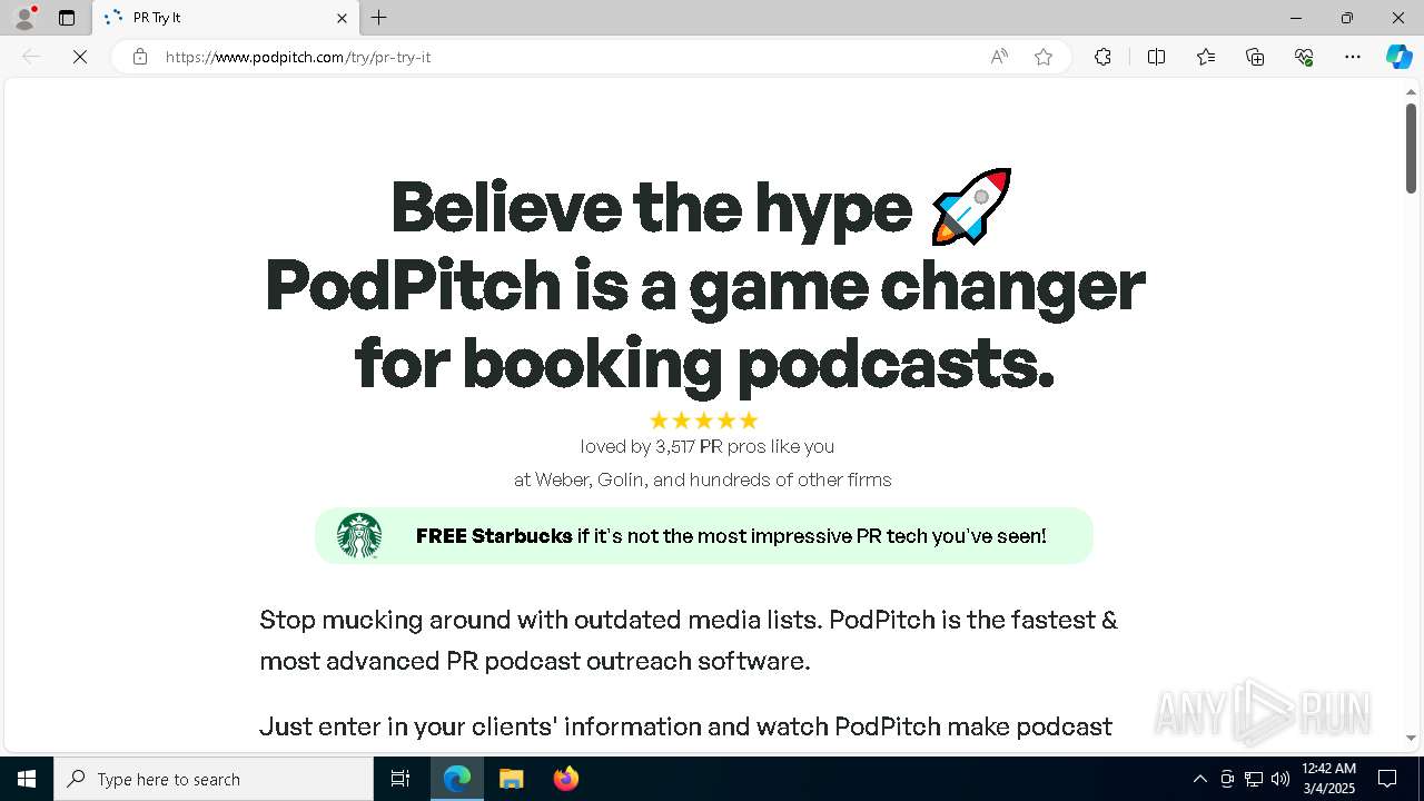 Malware analysis https://podpitch.com/twocents Malicious activity | ANY ...