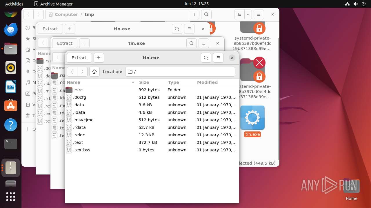 Malware analysis tin.exe Malicious activity | ANY.RUN - Malware Sandbox ...