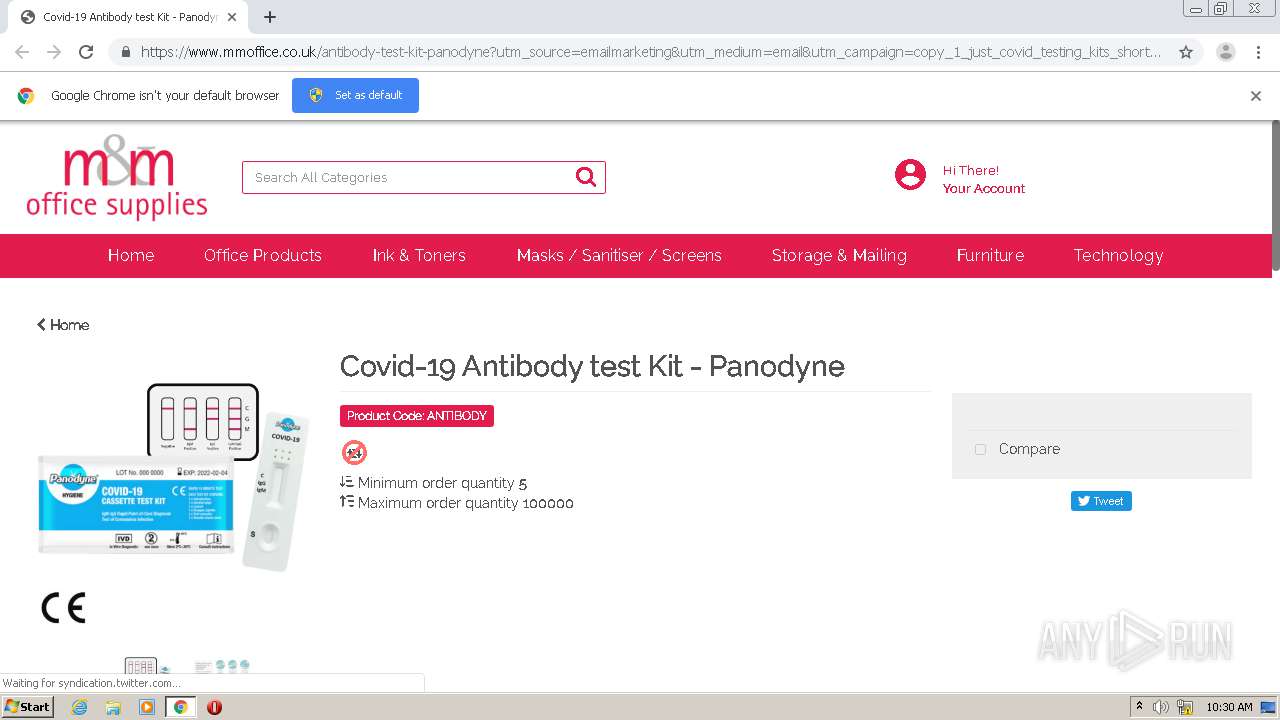 Malware analysis https://urldefense.com/v3/__https://clicks.mmoffice-email.co.uk/email/S-427 ...