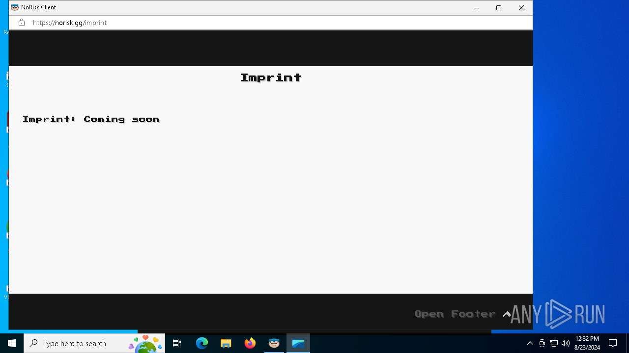 Malware analysis NoRiskClient-Windows-setup.exe Malicious activity ...
