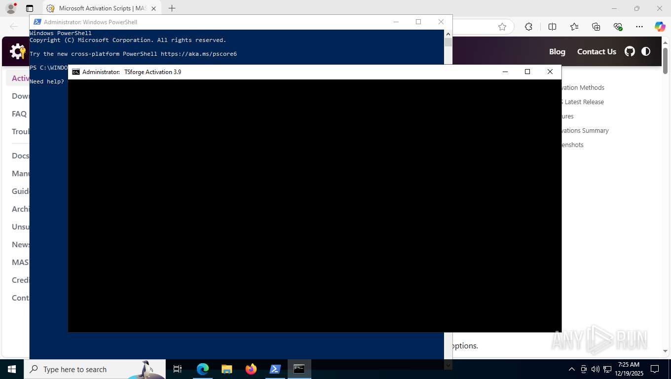Malware analysis https://massgrave.dev/ Malicious activity | ANY.RUN - Malware Sandbox Online