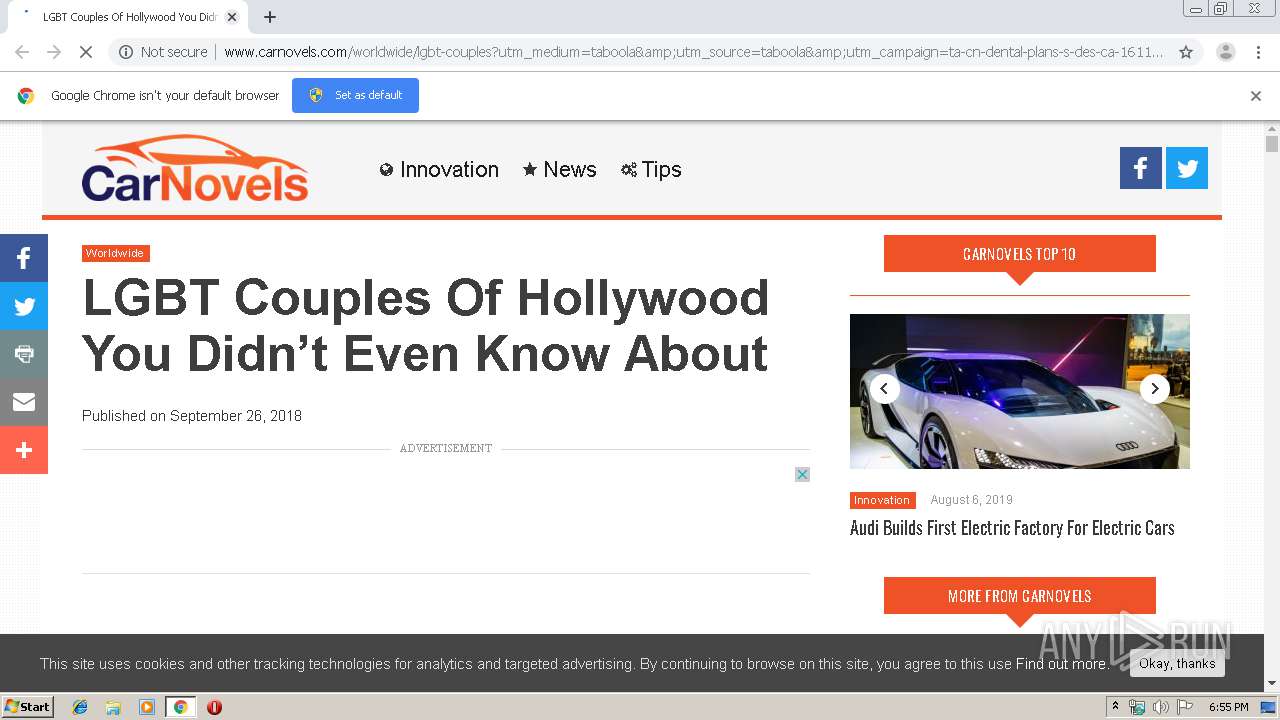 Malware analysis http://www.carnovels.com/worldwide/lgbt-couples?utm_medium=taboola&utm_source ...