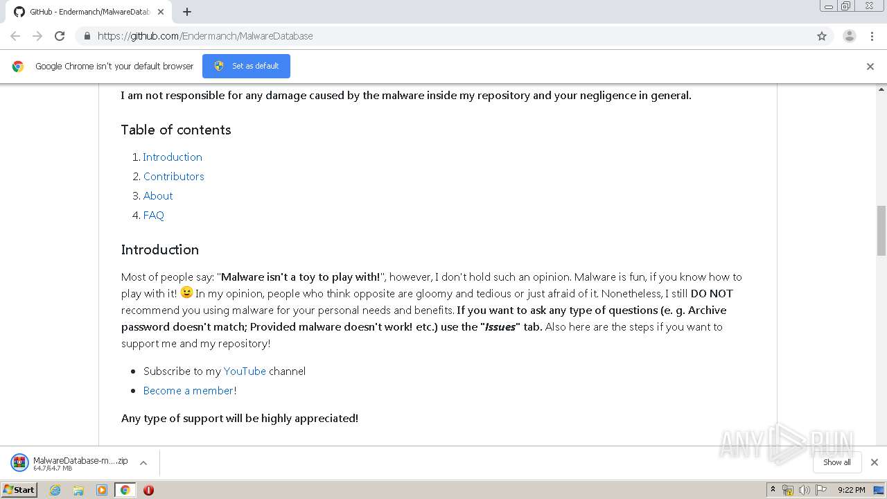 Malware analysis https://github.com/Endermanch/MalwareDatabase Malicious activity | ANY.RUN ...