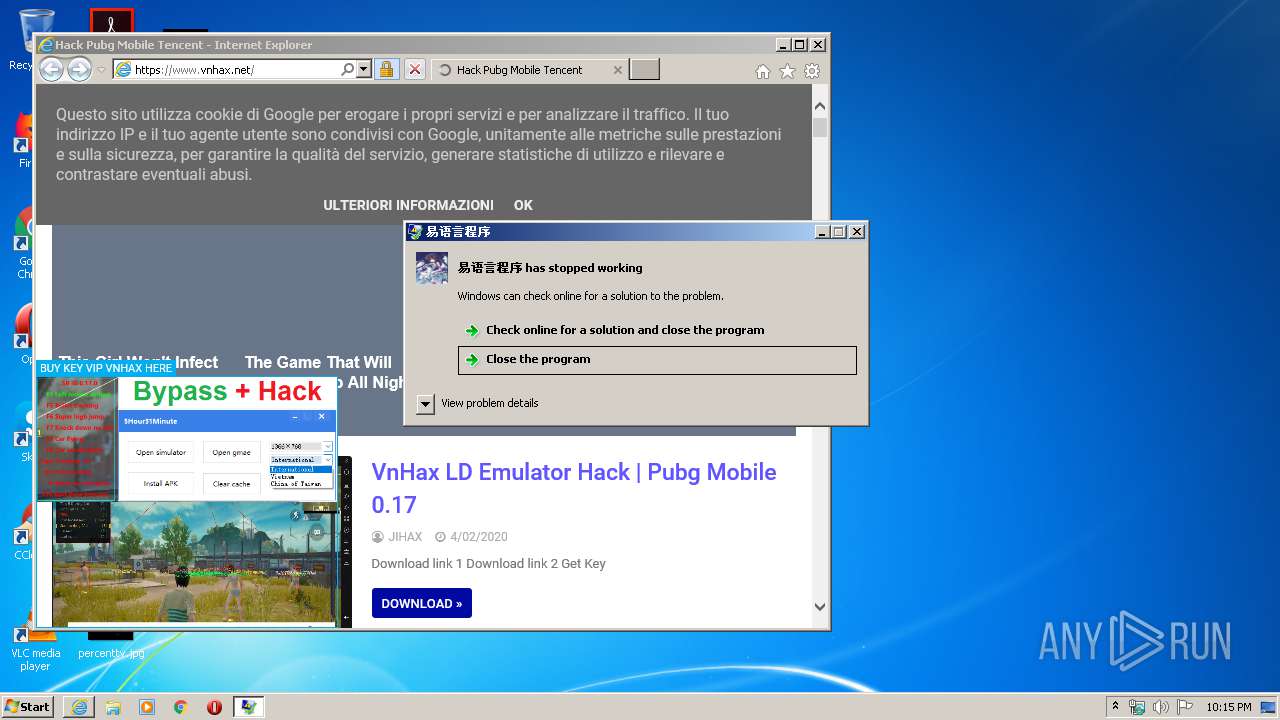 Malware analysis Cheattw_English.exe Malicious activity | ANY.RUN ...
