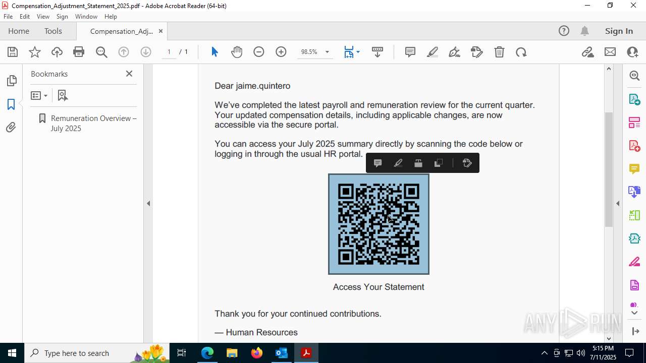 Malware analysis Potential Phish_ Salary & Remuneration Details ...