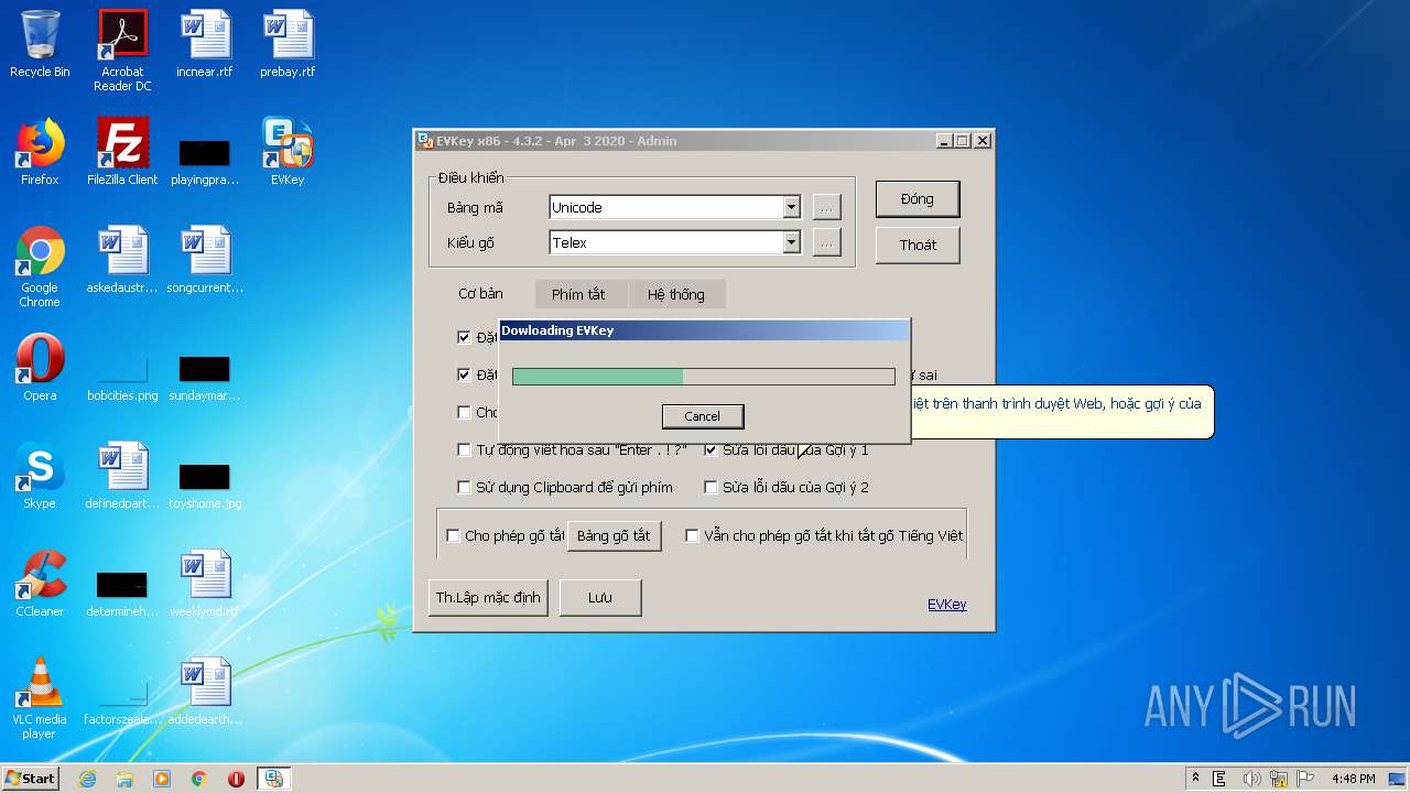 Malware analysis EVKey.Setup.exe Malicious activity | ANY.RUN - Malware ...