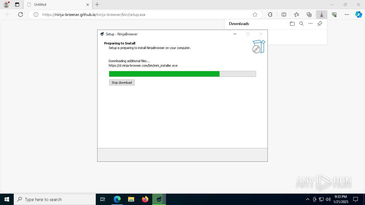 Malware analysis https://ninja-browser.github.io/ninja-browser/bin ...