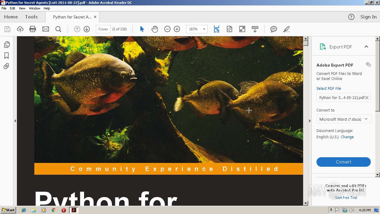 Malware analysis Python for Secret Agents [Lott 2014-08-22].pdf ...