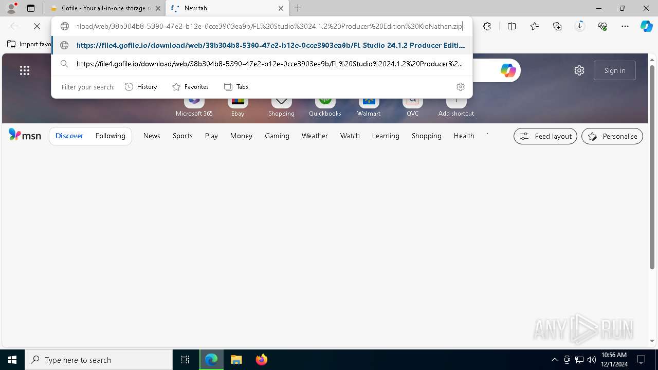 Malware analysis https://gofile.io/d/0y7Flh Malicious activity | ANY.RUN - Malware Sandbox Online