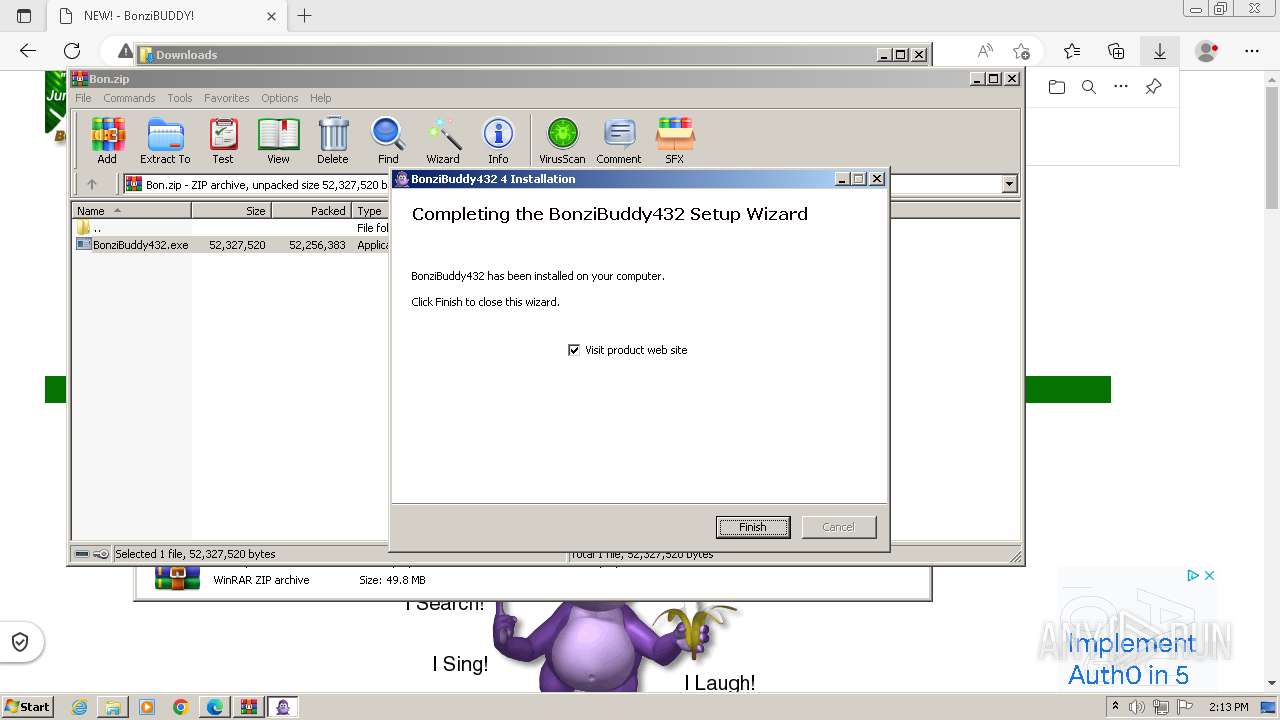 Malware analysis bonzi.link Malicious activity | ANY.RUN - Malware ...