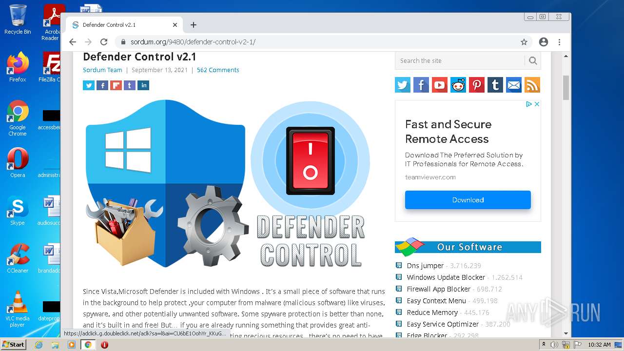 Sordum Defender Control