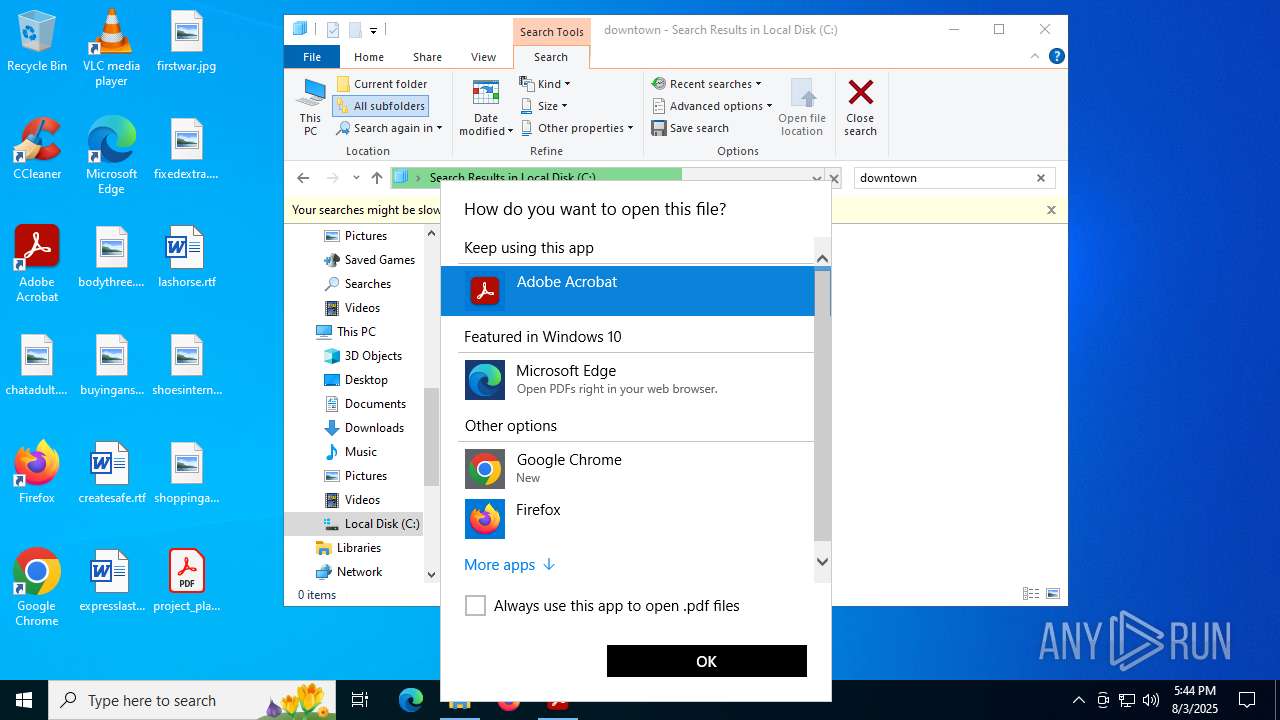 Analysis project_plan.pdf (MD5: D3449374ABB0A4638D90CB0755C9D4CA) Malicious activity ...