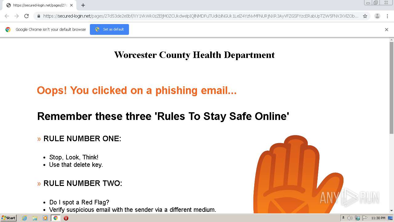 Malware analysis https://na01.safelinks.protection.outlook.com.url.protected-forms.com ...