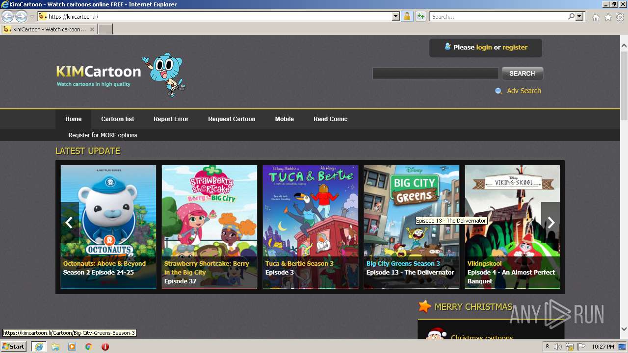 Malware analysis https://kimcartoon.li/ Malicious activity | ANY.RUN ...