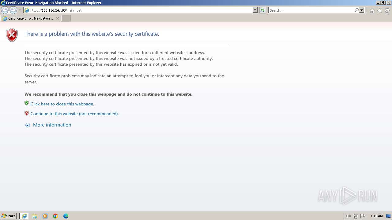 Malware analysis https://188.116.24.193/main_.bat Malicious activity ...