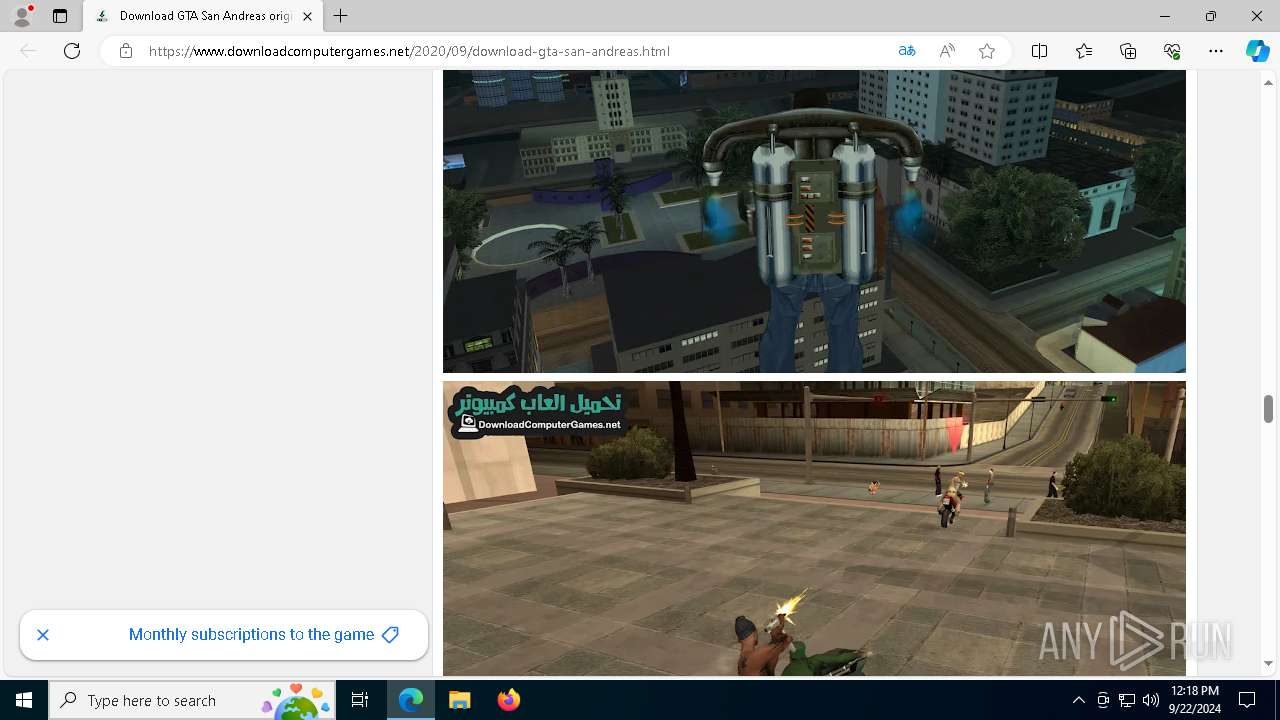 Malware analysis https://www.downloadcomputergames.net/2020/09/download ...