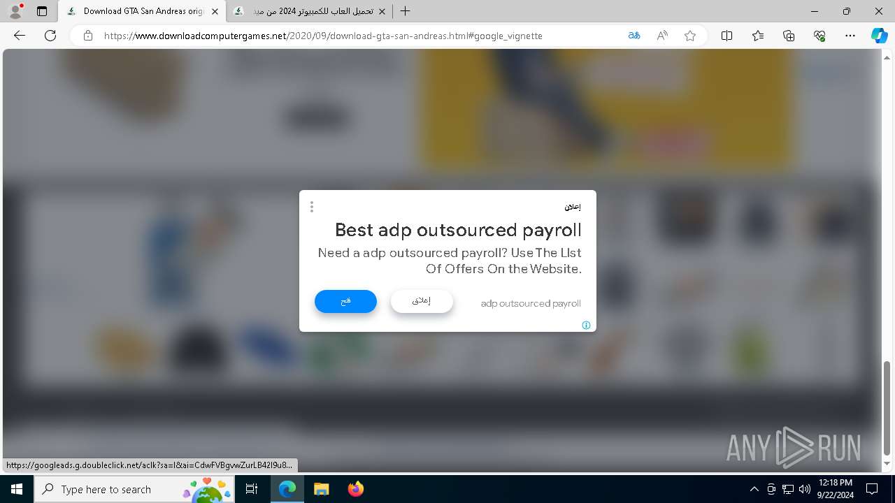 Malware analysis https://www.downloadcomputergames.net/2020/09/download ...