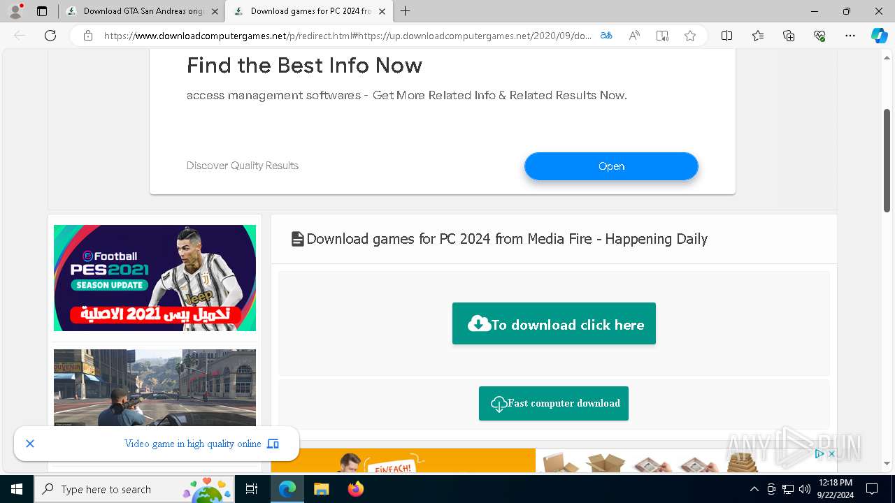 Malware analysis https://www.downloadcomputergames.net/2020/09/download ...