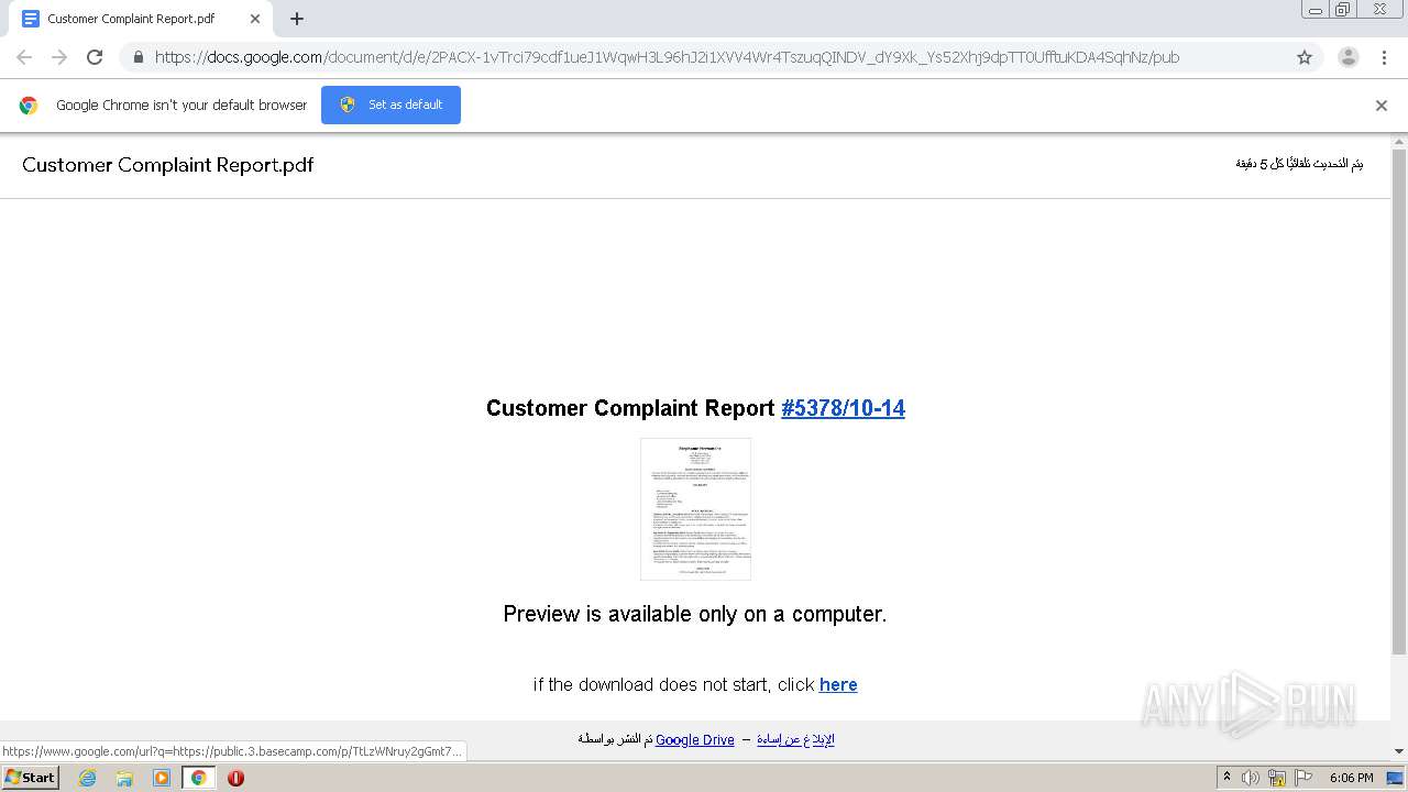 Malware analysis https://docs.google.com/document/d/e/2PACX ...
