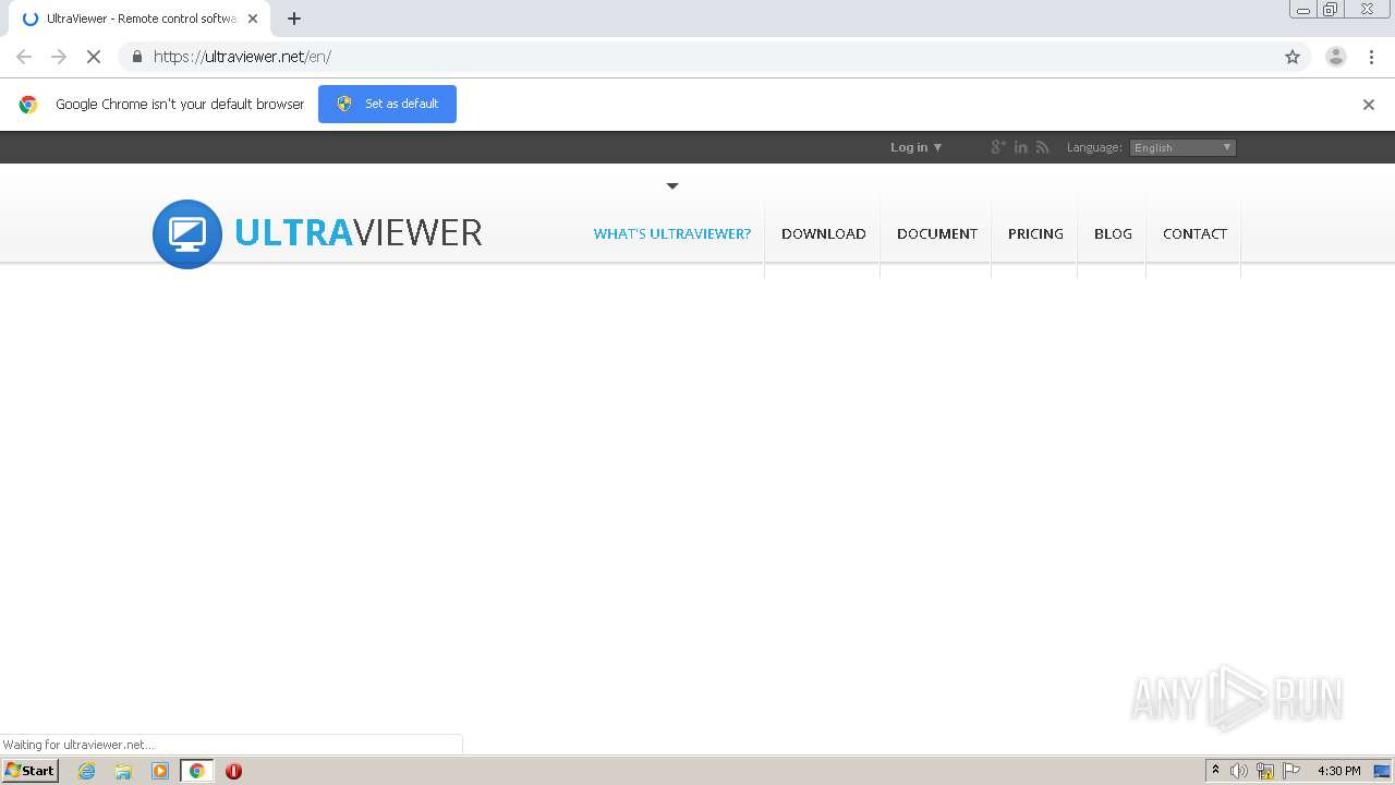 Malware analysis https://ultraviewer.net/en/ Malicious activity | ANY ...