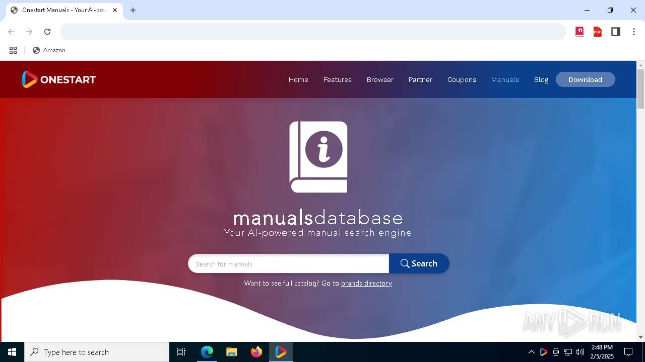 Malware analysis onestart.ai Malicious activity | ANY.RUN - Malware Sandbox Online