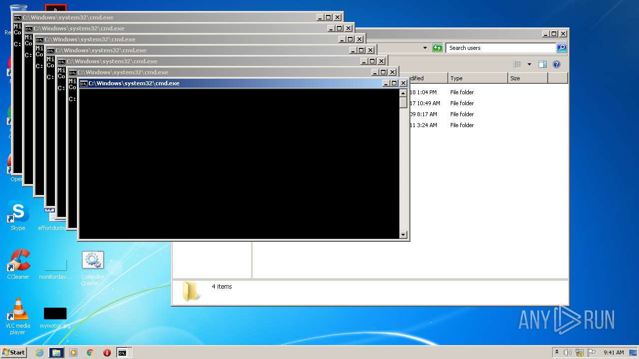 Malware analysis Computer Crasher v2.bat Malicious activity | ANY.RUN ...
