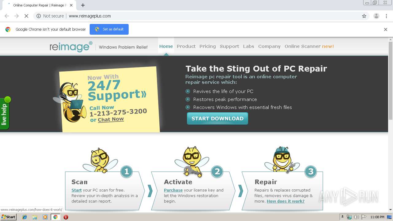Malware Analysis Http: Www.reimageplus.com Malicious Activity