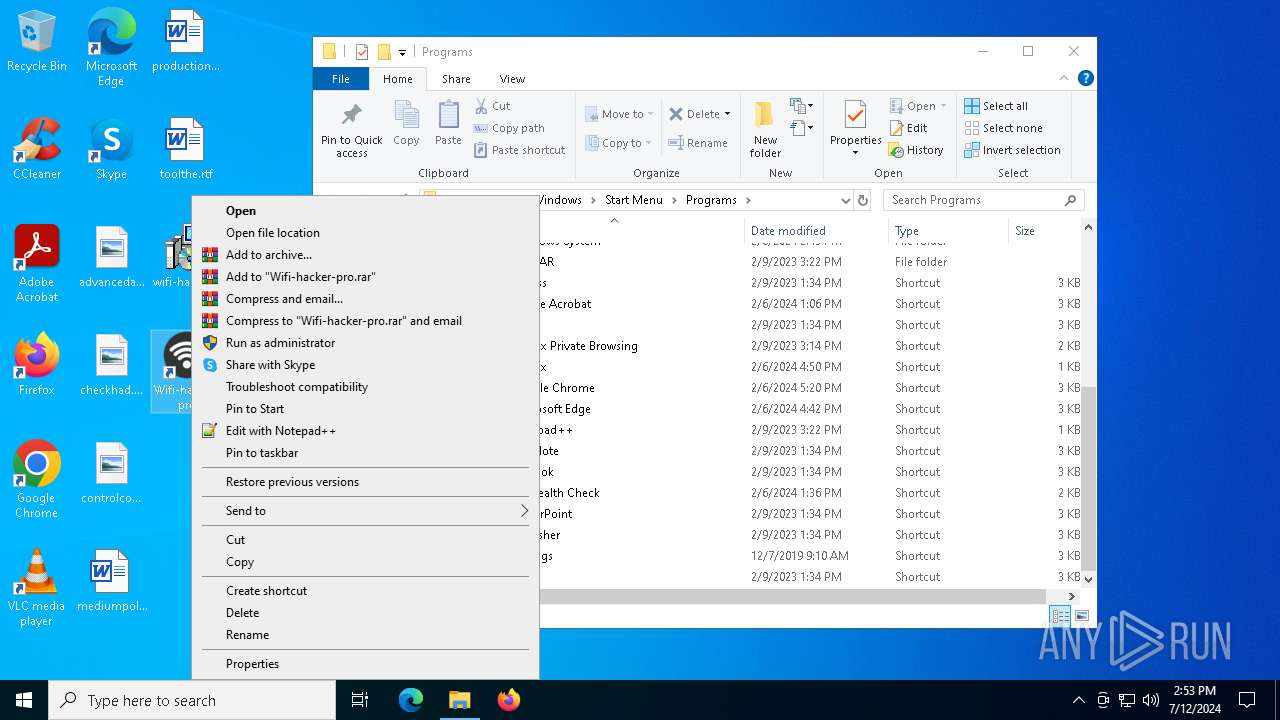 Analysis wifi-hacker-pro_setup.exe (MD5 ...