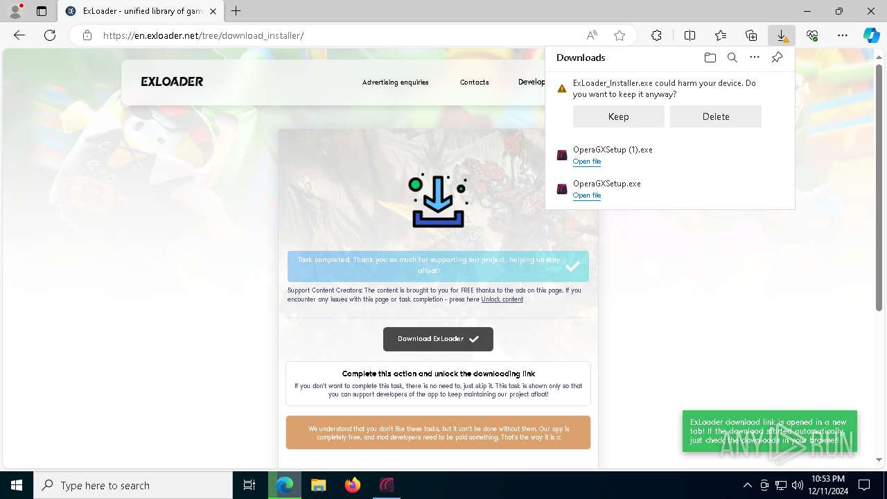 Malware analysis https://en.exloader.net/ Malicious activity | ANY.RUN - Malware Sandbox Online