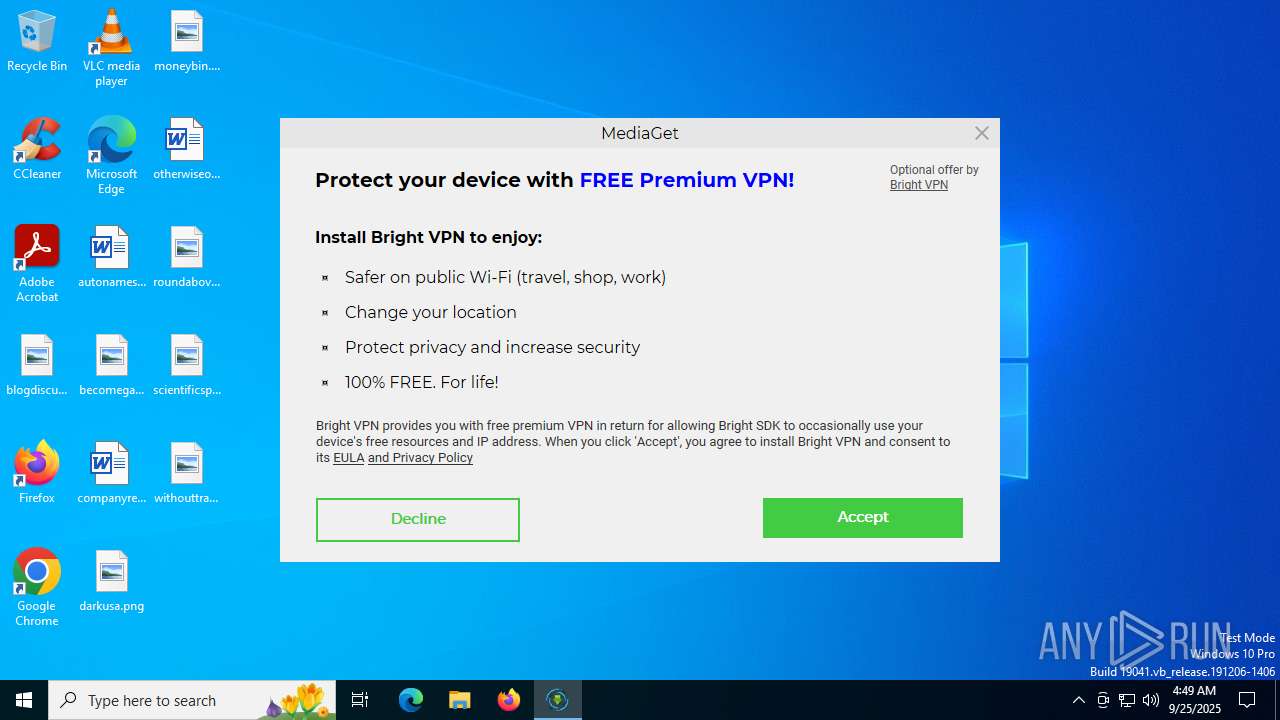Malware analysis /installer/mediaget_installer_490.exe Malicious ...