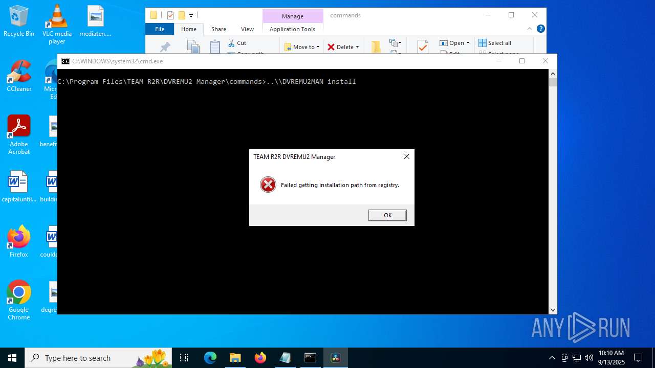 Malware analysis Setup DVREMU2 Manager v1.0.0.exe Malicious activity | ANY.RUN - Malware Sandbox ...