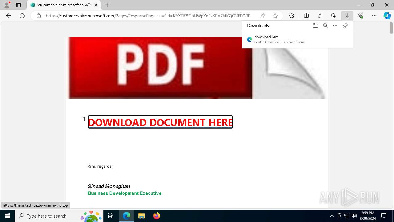 Malware analysis emea.dcv.ms Malicious activity | ANY.RUN - Malware ...
