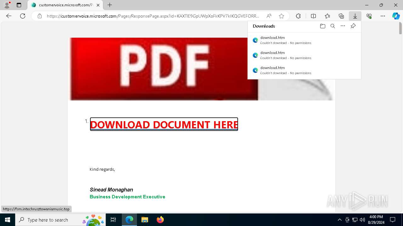 Malware analysis emea.dcv.ms Malicious activity | ANY.RUN - Malware ...